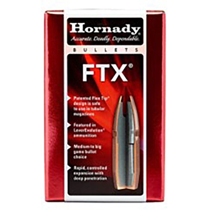 Hornady FTX Rifle Bullets .32 cal .321 165 gr 100/ct - Reloading ...