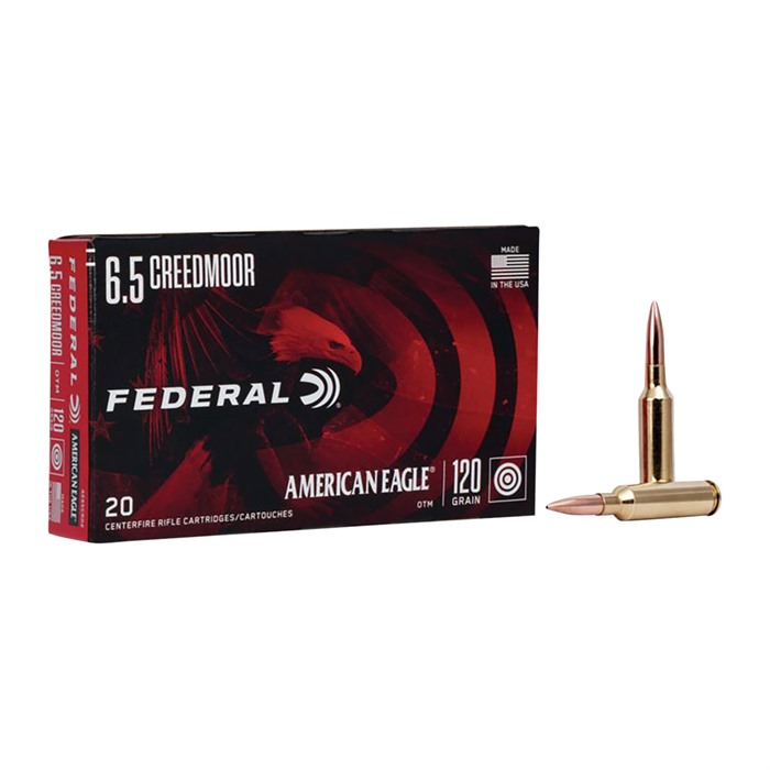 FEDERAL 6.5MM CREEDMOOR 120GR OPEN TIP MATCH 20/BOX - Rifle Ammunition ...