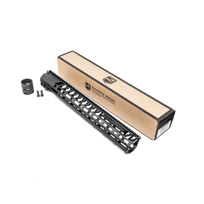 SHARPS BROS AR-15 15'' FULL RAIL M-LOK HANDGUARD ANODIZED BLACK - Other ...