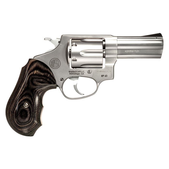 Rossi RP63 .357 Magnum 3-Inch Barrel 6-Round Black/Grey Laminate Grips ...