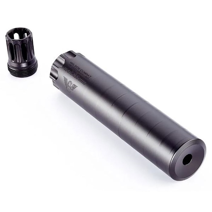 WILSON COMBAT QUELL 358 CAL/9MM 6.9'' 5/8''X24 THREAD RIFLE SUPPRESSOR ...