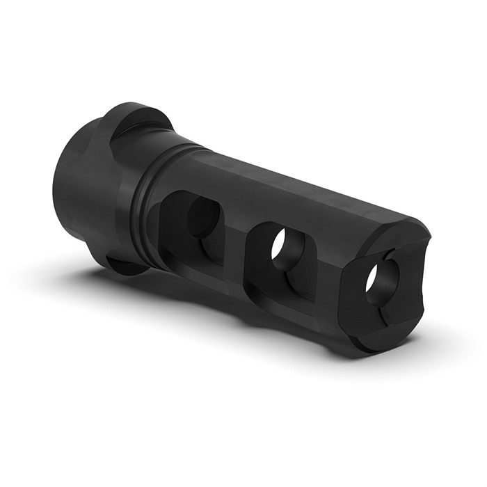 BREEK ARMS BREEK-LOK TWIN PORT 9MM 5/8''X24 MUZZLE BRAKE - Everything ...