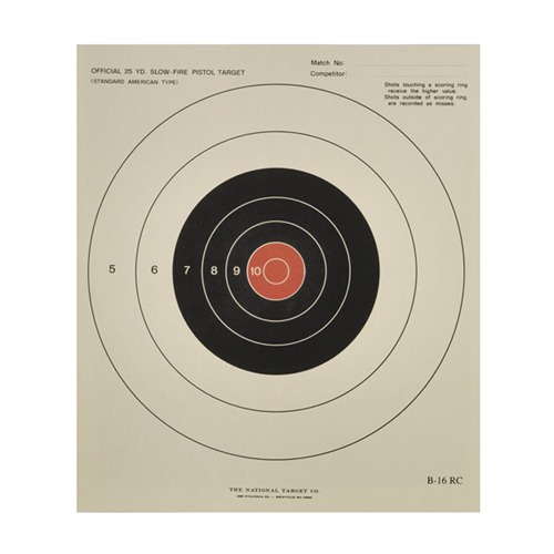 NATIONAL TARGET B-16RC TARGETS PER 100 - Hunting Accessories at ...