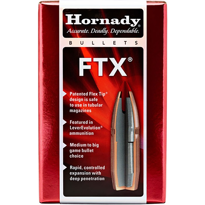 Hornady 3502 FTX .355 165gr Flex Tip Expanding Bullets 100ct Box ...